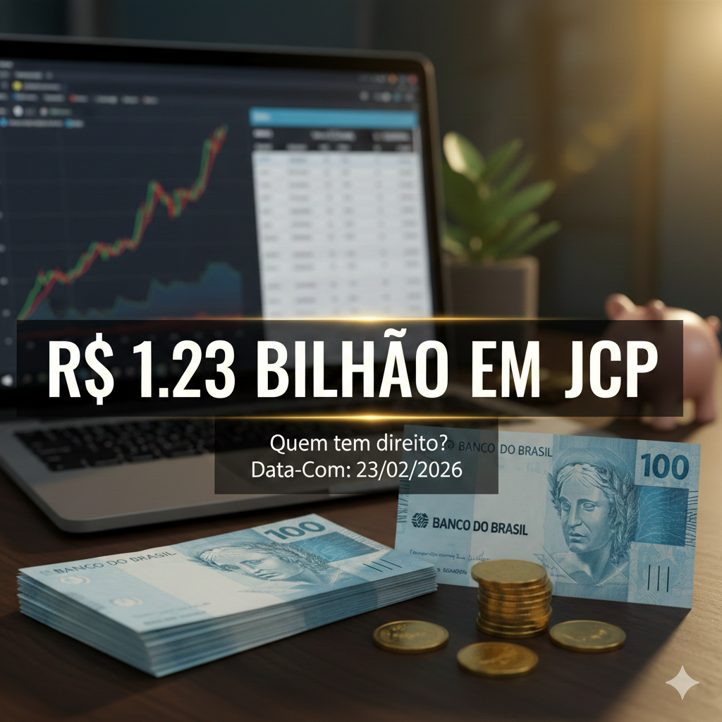 O Banco do Brasil (BBAS3) acaba de confirmar a distribuição de R$ 1,23 ...